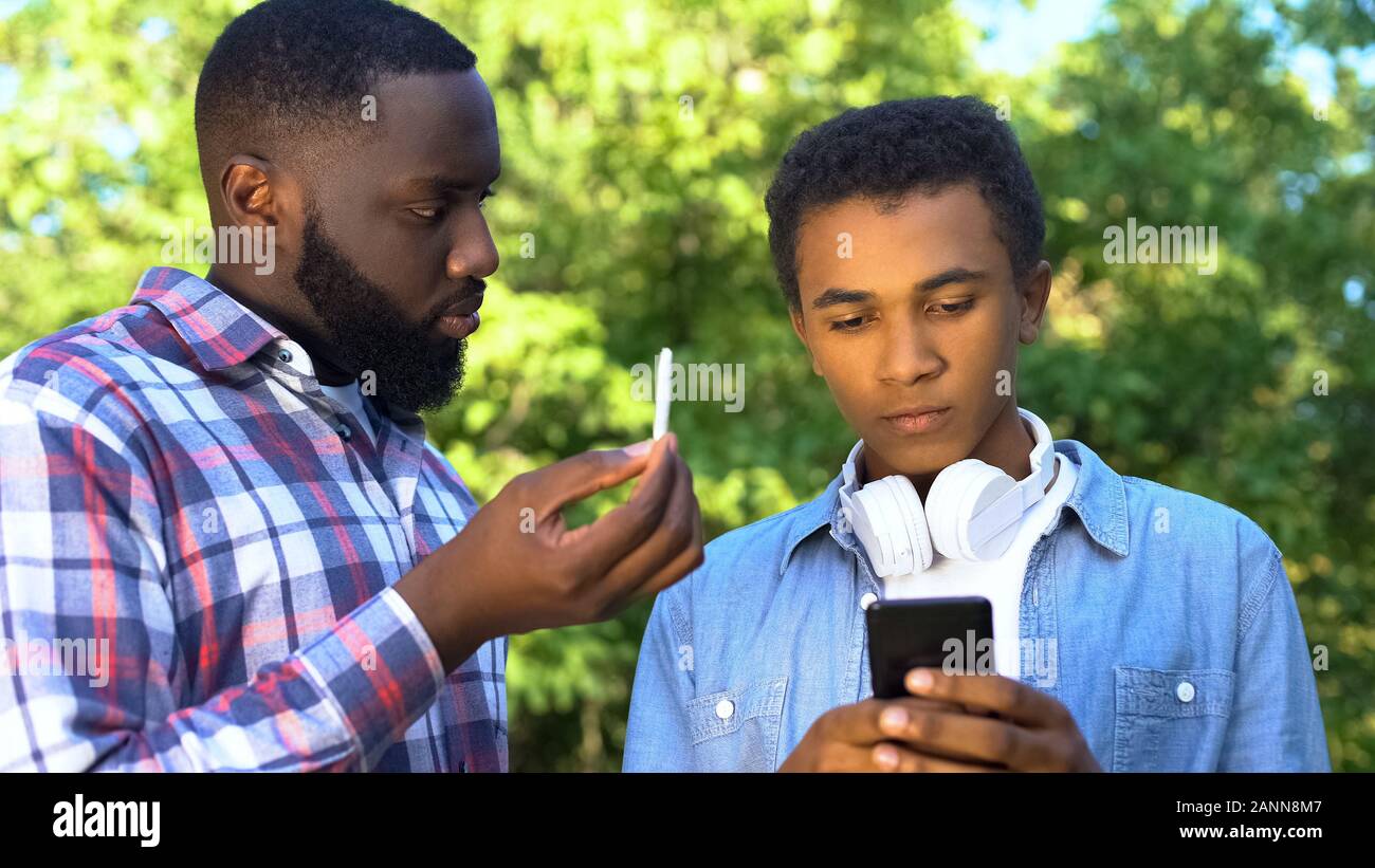 Sons Father On Phone