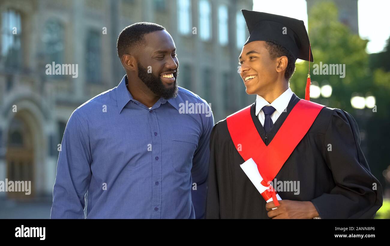 African american family son graduation hi-res stock photography and ...