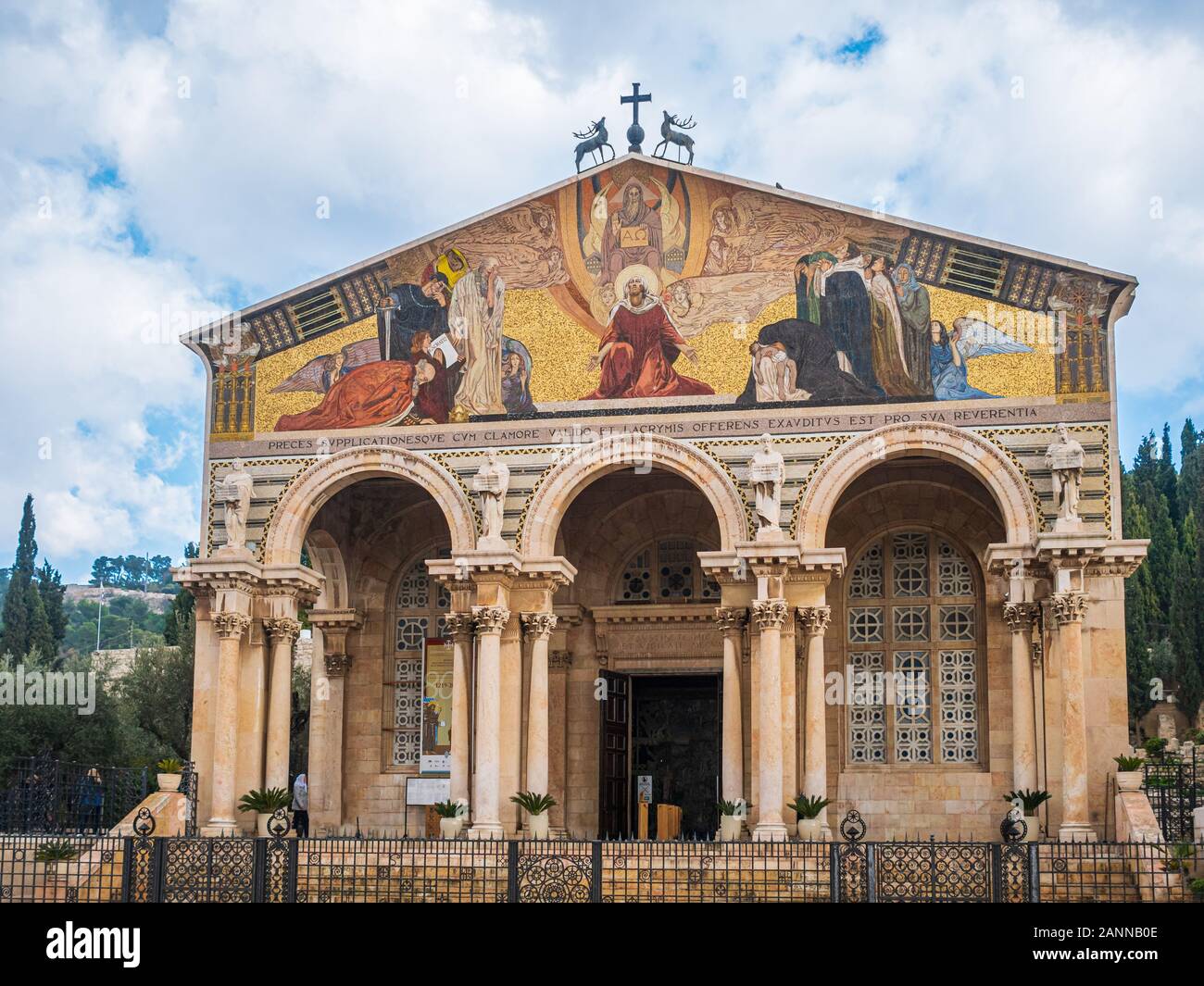 All Nations Church, Garden Of Gethsemane, Jerusalem Stock Photo - Alamy