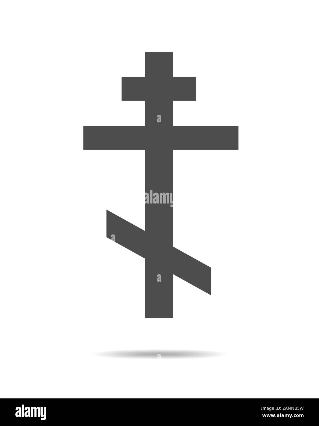 Cross icon - flat vector image. Simple black Christian Cross - vector ...