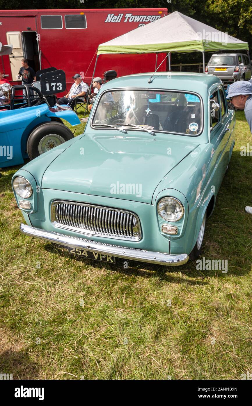 1960s green vintage Ford Popular 100E Stock Photo - Alamy