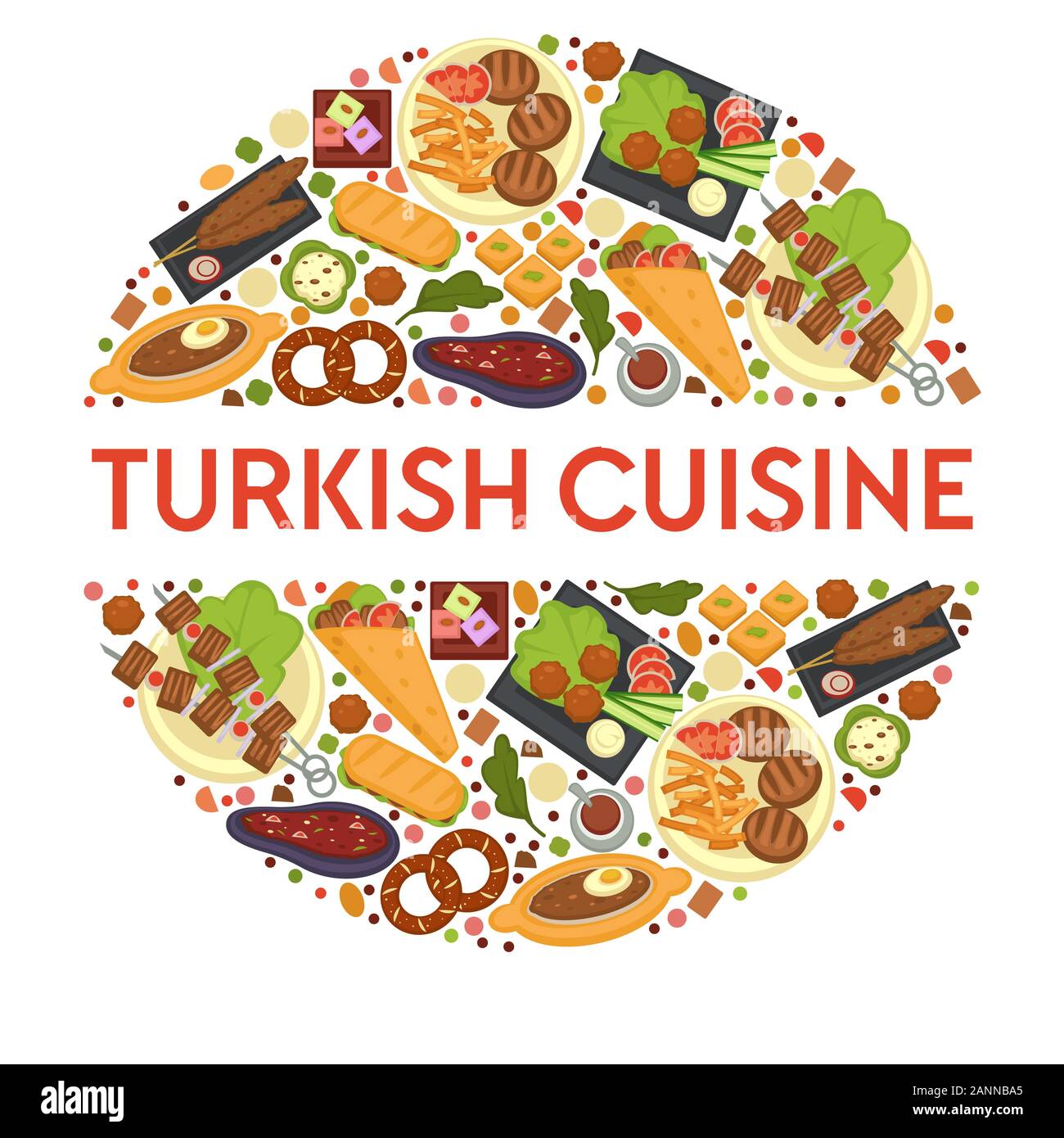 Kofta kebab appetizer Stock Vector Images - Alamy