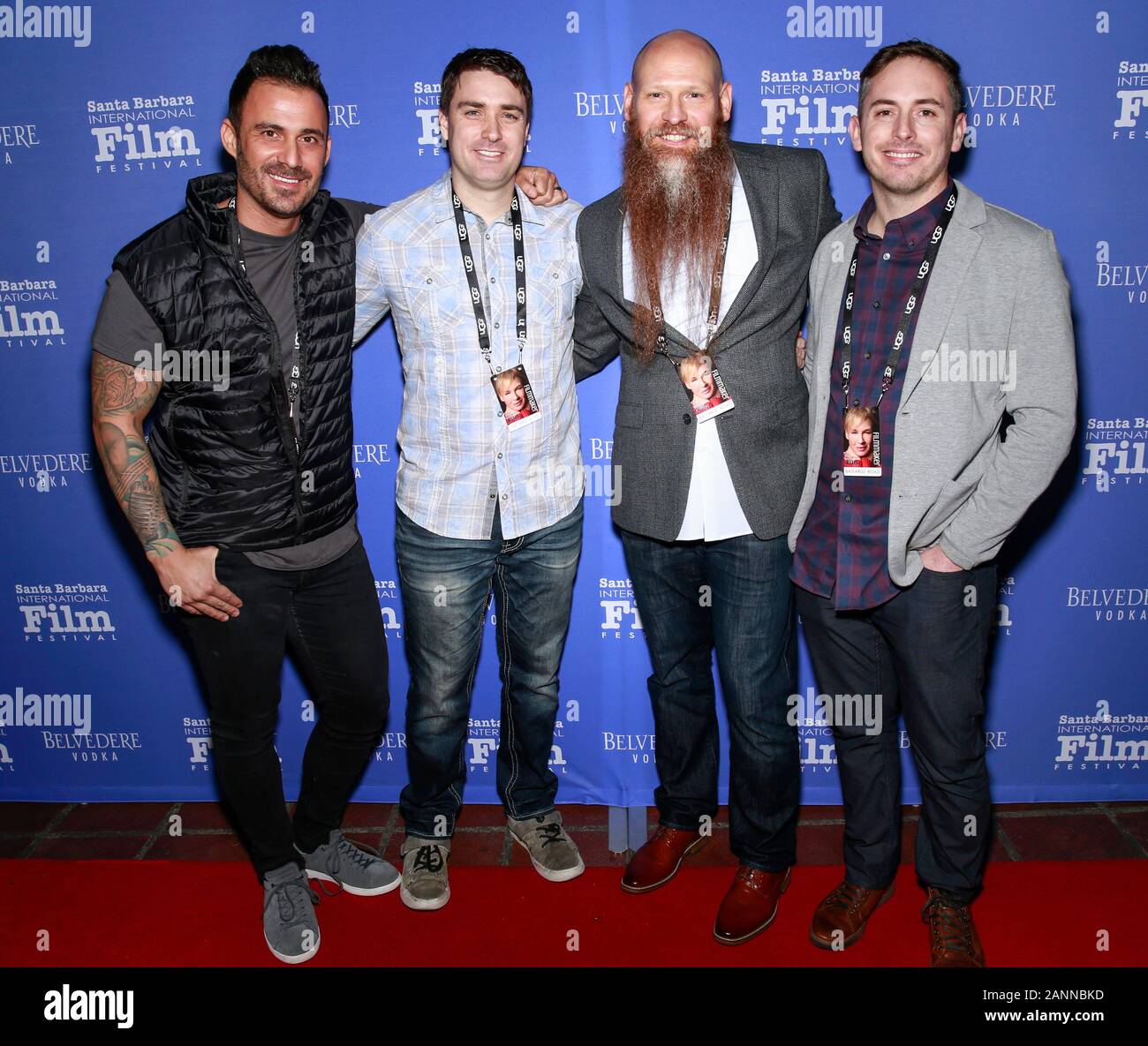Santa Barbara, CA - Jan 17, 2020: Brian Morrison, Mark Stafford, Mike ...