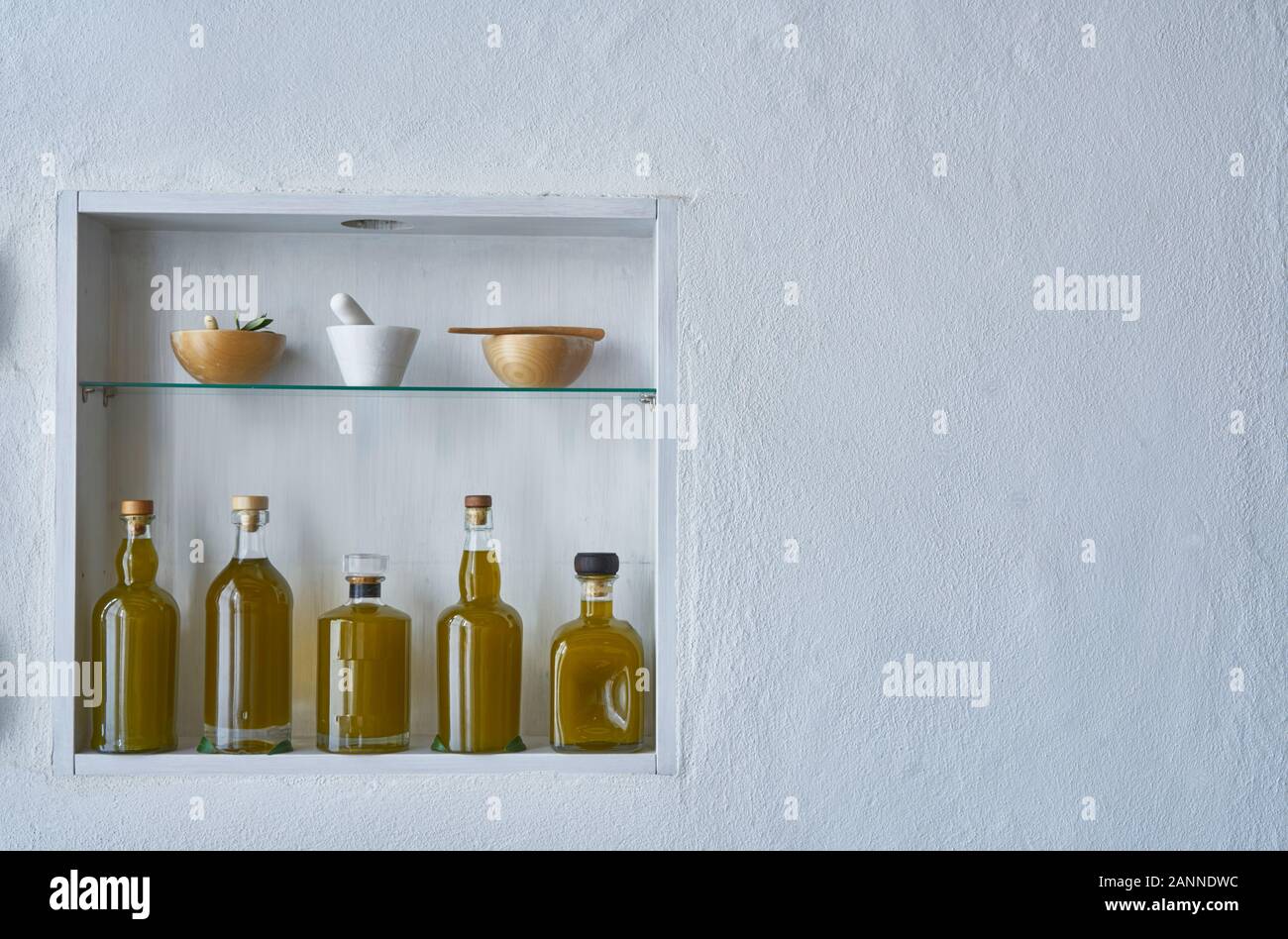 fresh harvest new spanish olive oil hous home design wall shelf bottle ...