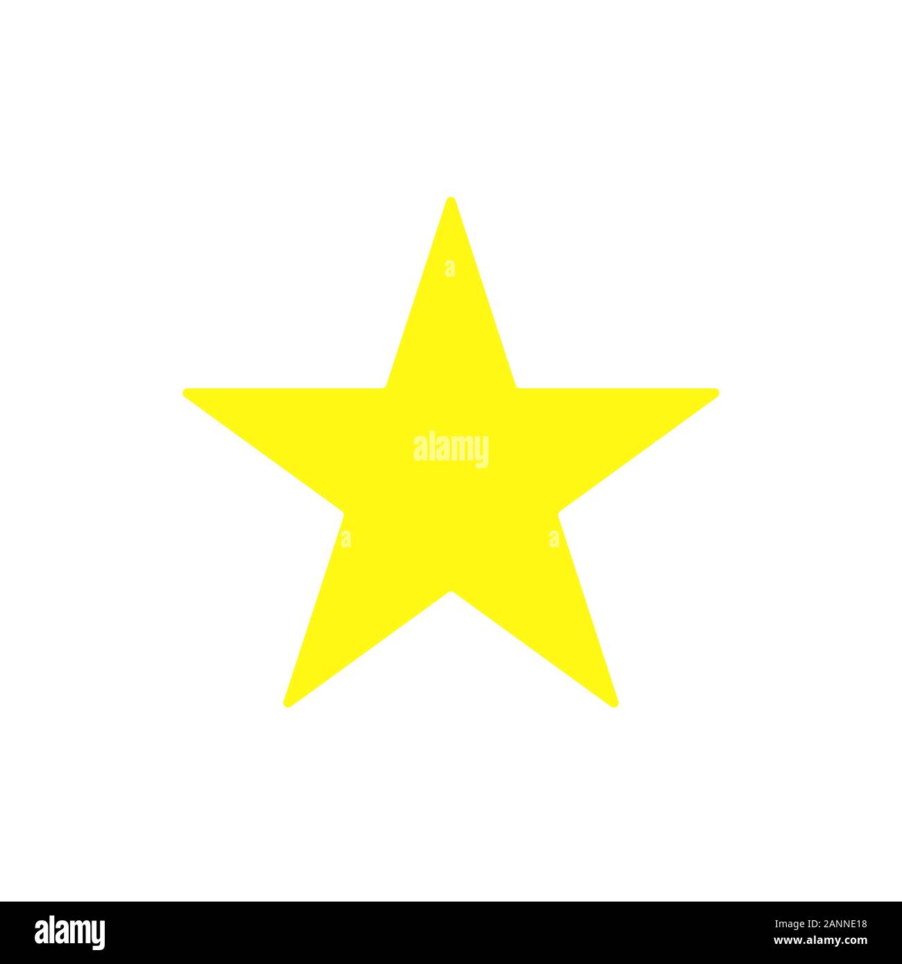 Yellow star icon. Logo element illustration.star design. colored ...