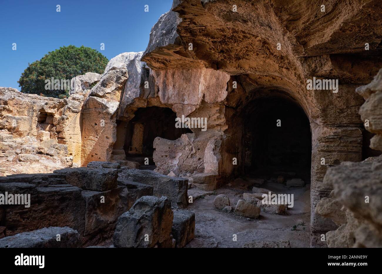 Complex of great catacombs Agios Lambrianos and Agia Solomoni. Paphos ...