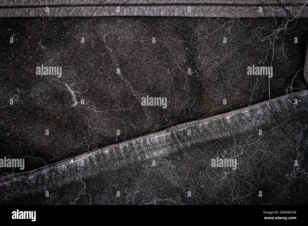 Crumpled black leather texture background. Abstract texture of leather ...