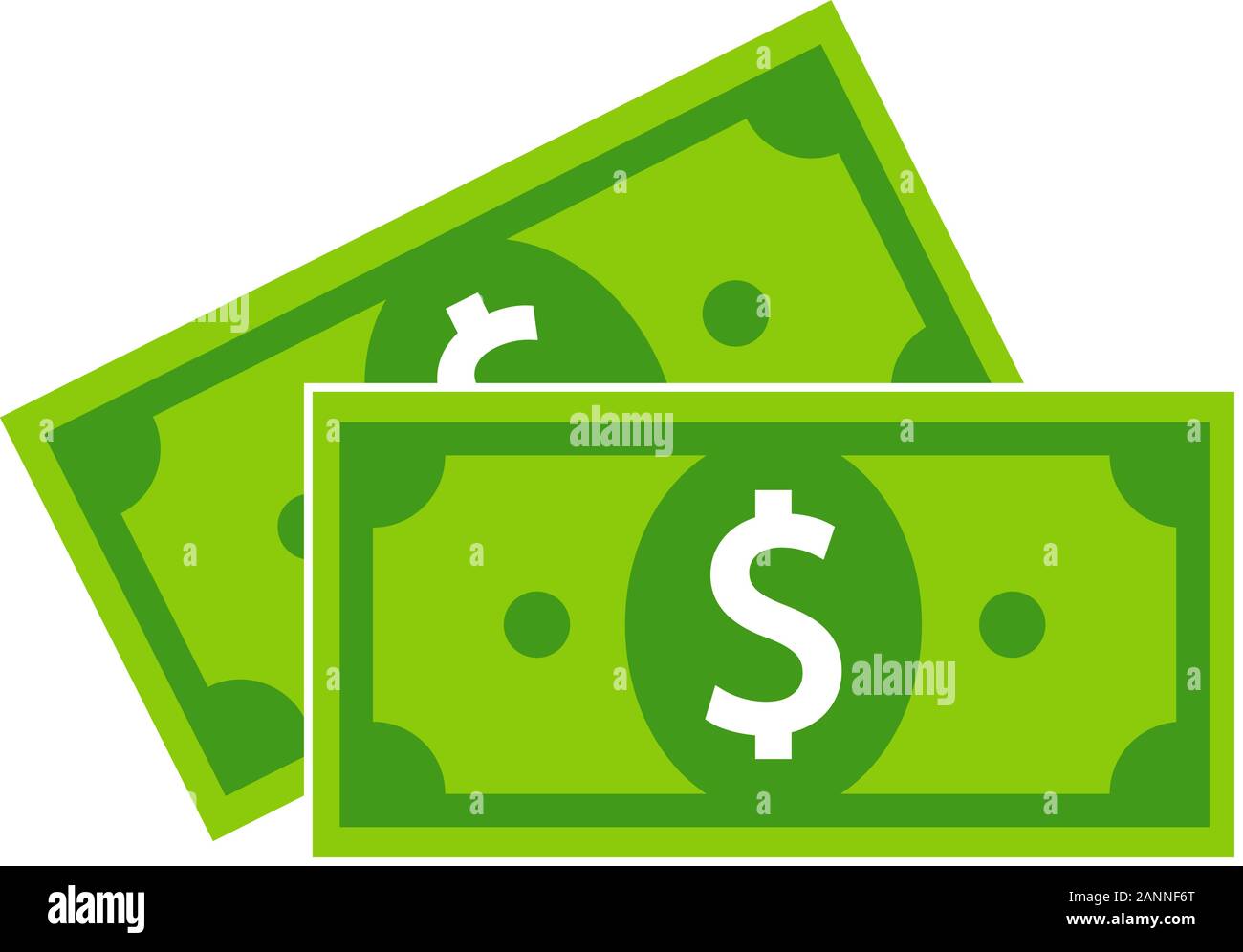 Vector Dollar sign, money dollar icon - currency dollar bill symbol ...
