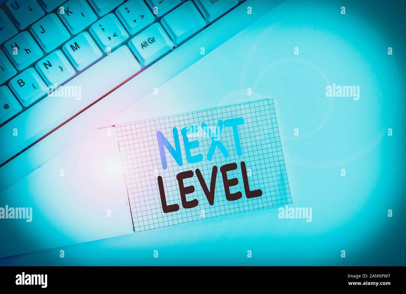 Handwriting text writing Next Level. Conceptual photo having more than ...