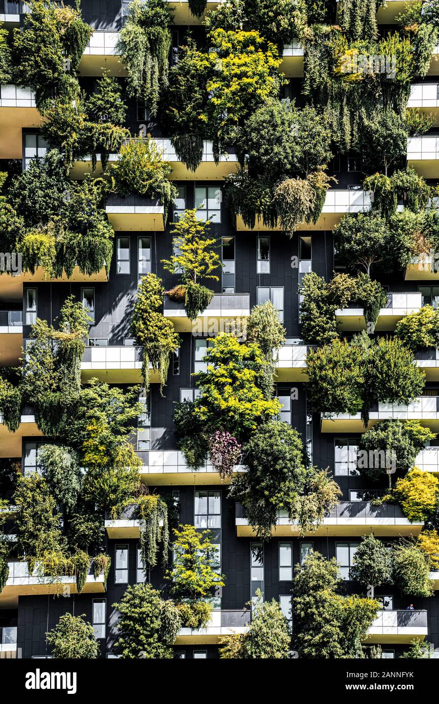 MILAN, ITALY - MAY 31, 2019: Bosco Verticale Or Vertical Forest Are A ...