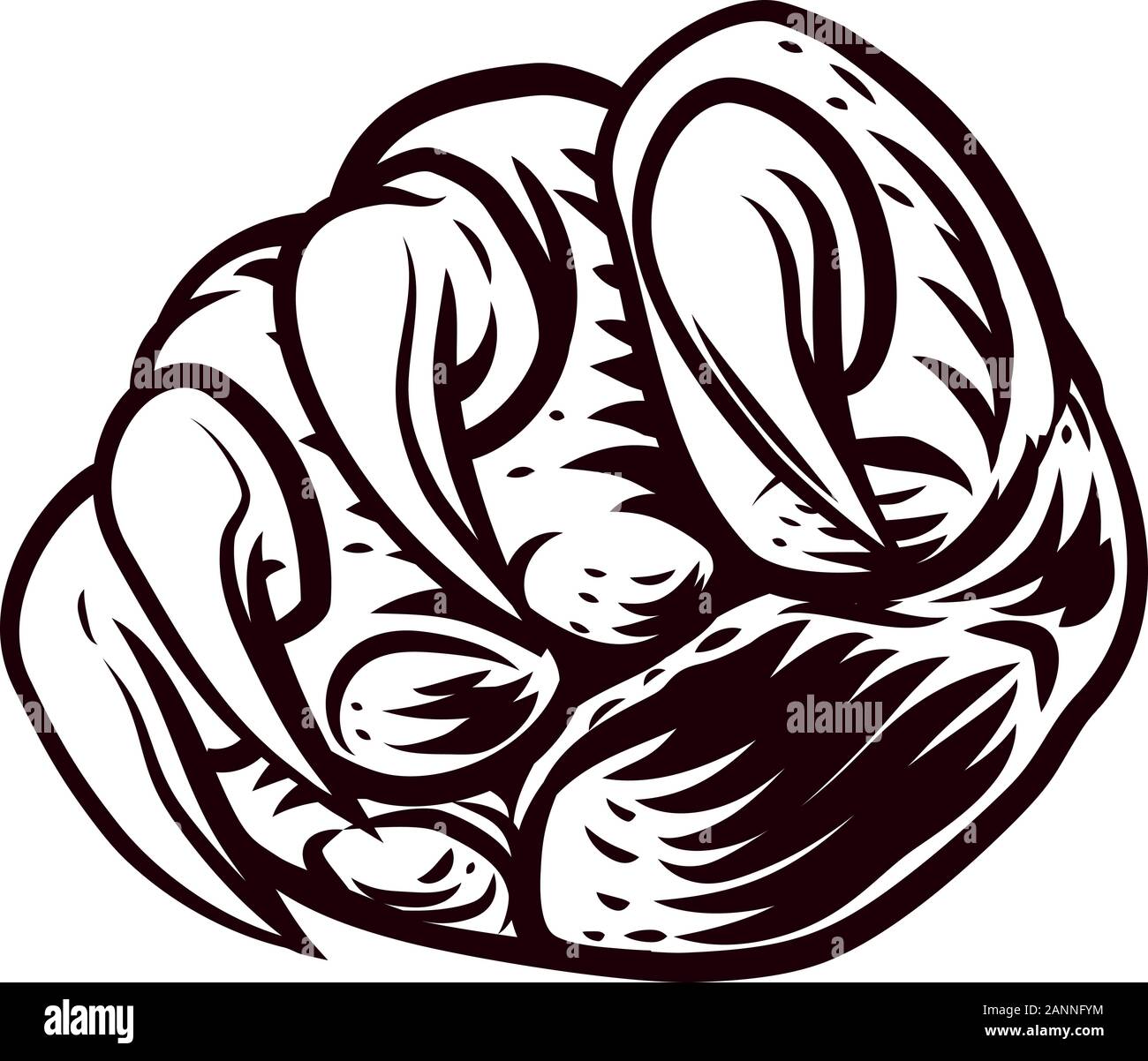 Feet claws Stock Vector Images - Alamy