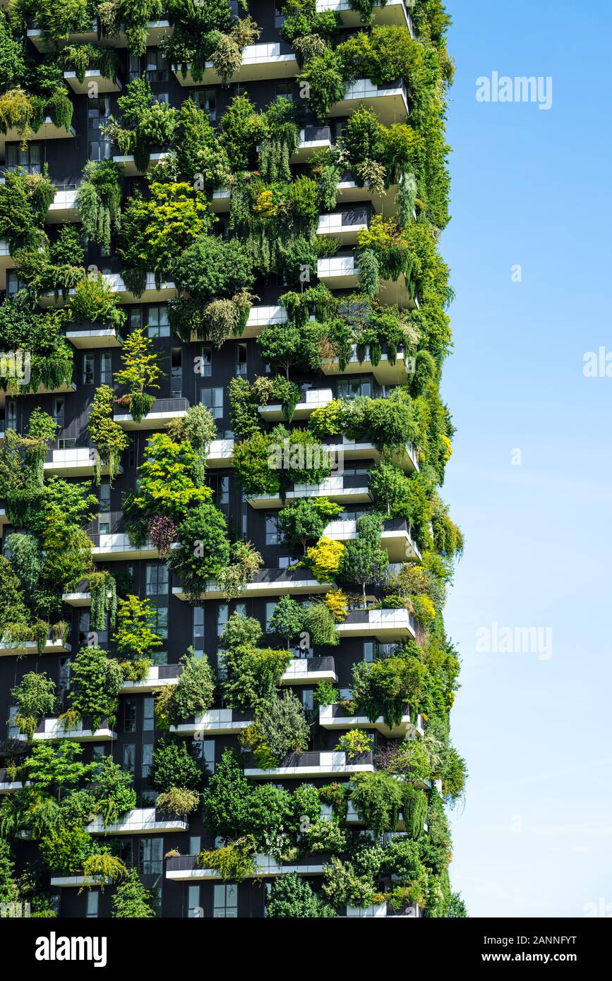 MILAN, ITALY - MAY 31, 2019: Bosco Verticale Or Vertical Forest Are A ...