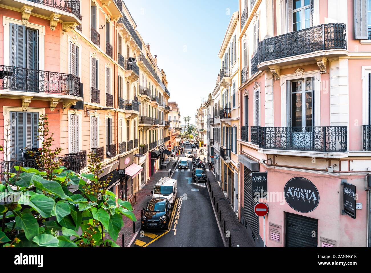CANNES, FRANCE - JUNE 01, 2019: Beautiful Architecture Of Historic ...