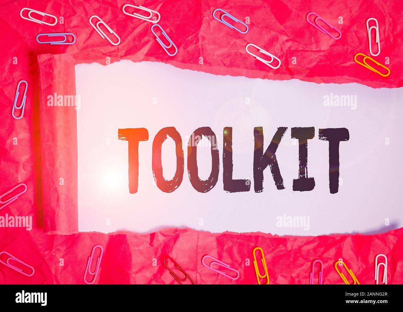 Handwriting Text Toolkit Conceptual Photo Set Of Tools Kept In A Bag Or Box And Used For A