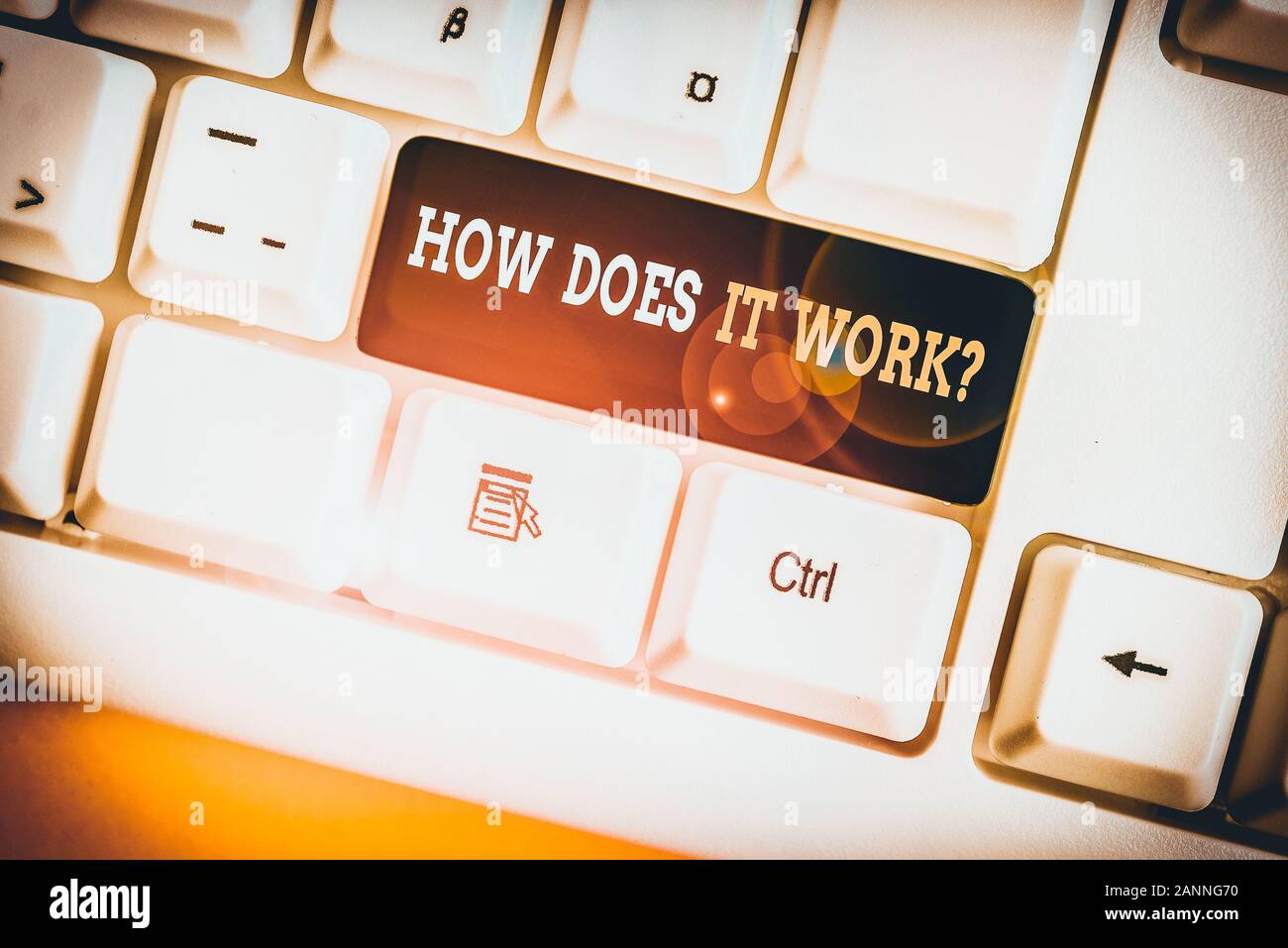 Writing Note Showing How Does It Work Question Business Concept For Asking On How Stuff Being