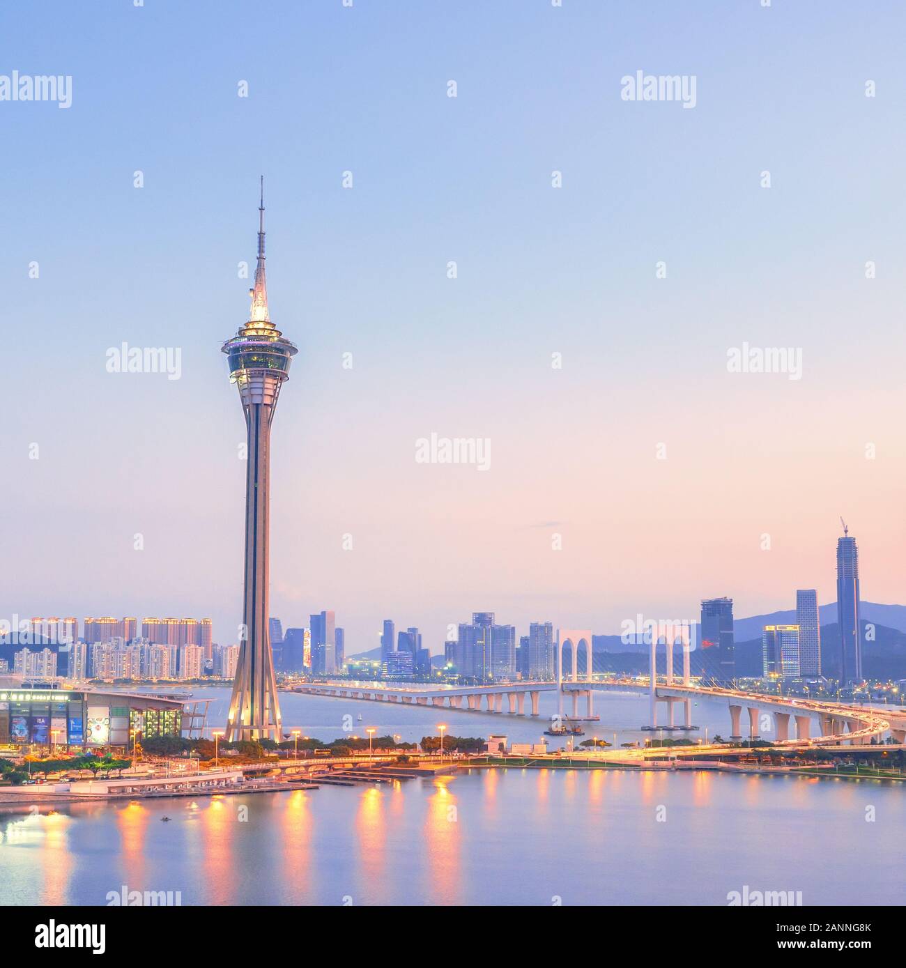 Macao, China - October 15, 2019: Macau (Macao) city skyline during ...