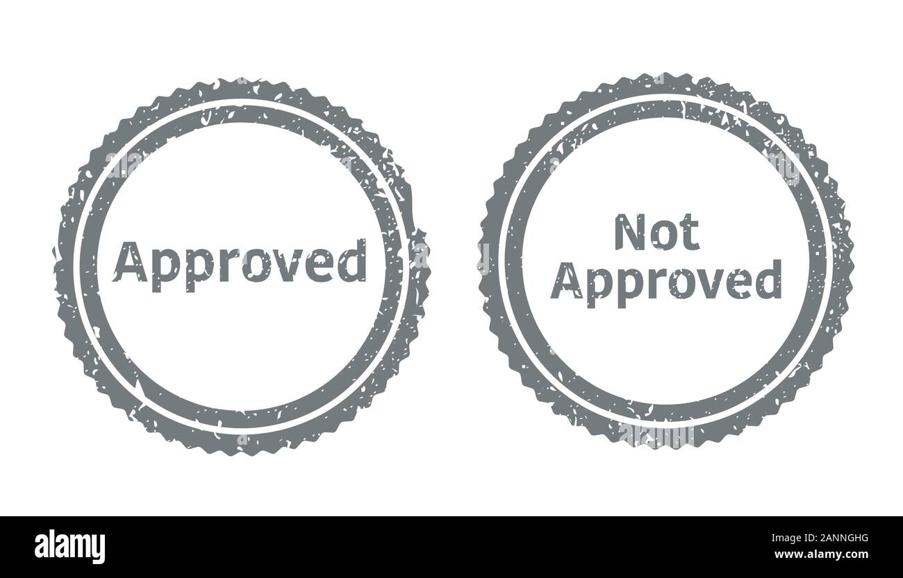 Not approved stamp hi-res stock photography and images - Alamy