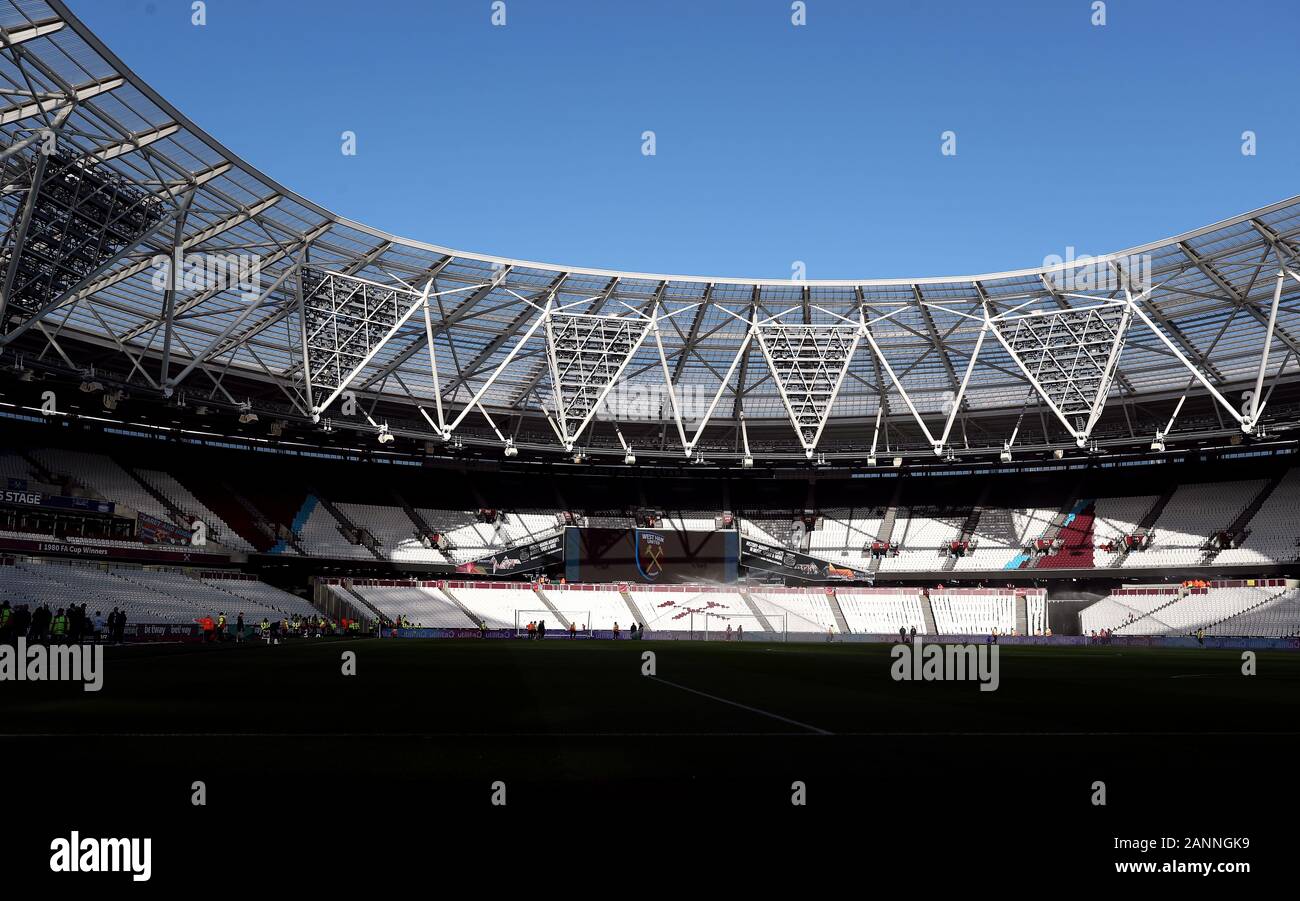 General view of the ground before the Premier League match at the ...