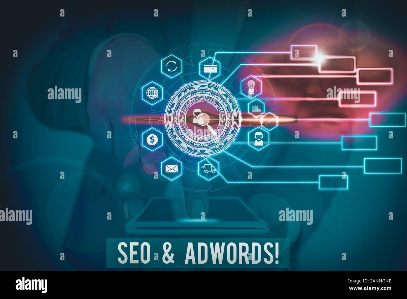 Word writing text Seo And Adwords. Business photo showcasing they are ...