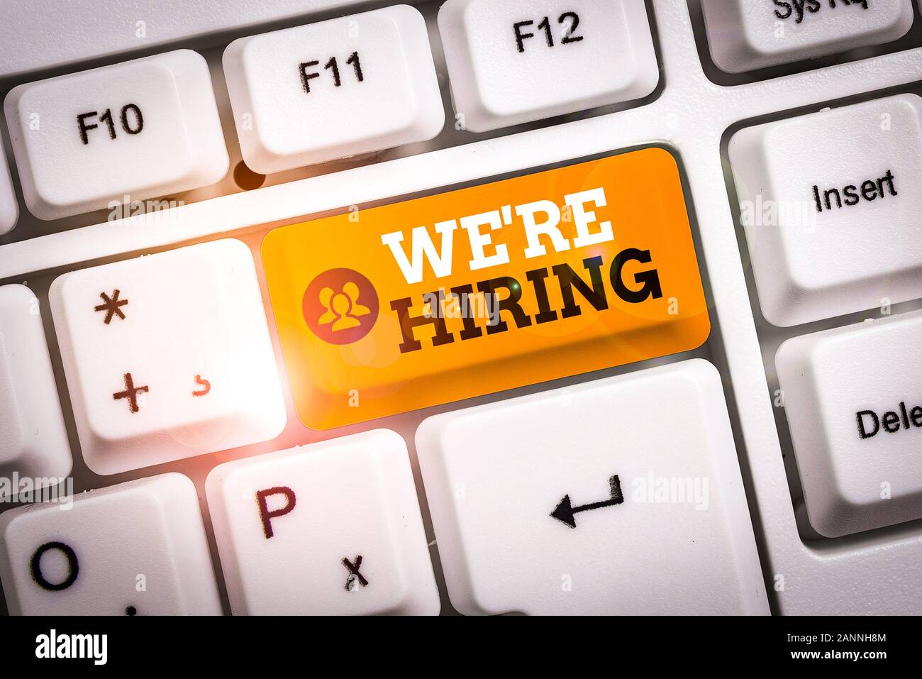 Conceptual hand writing showing We Re Hiring. Concept meaning process ...