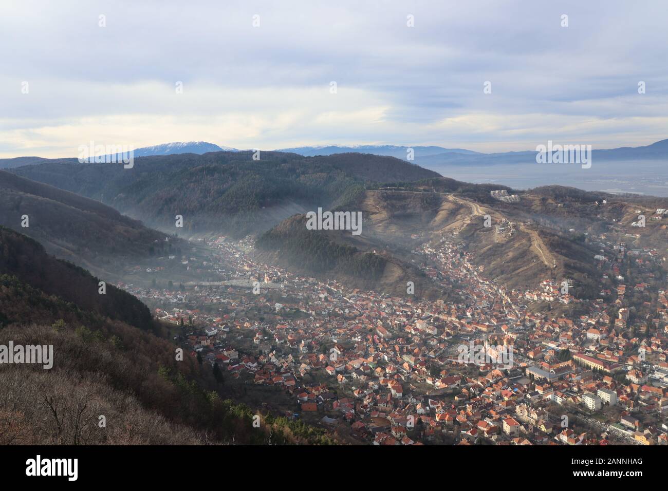 Brasov view from above hi-res stock photography and images - Alamy
