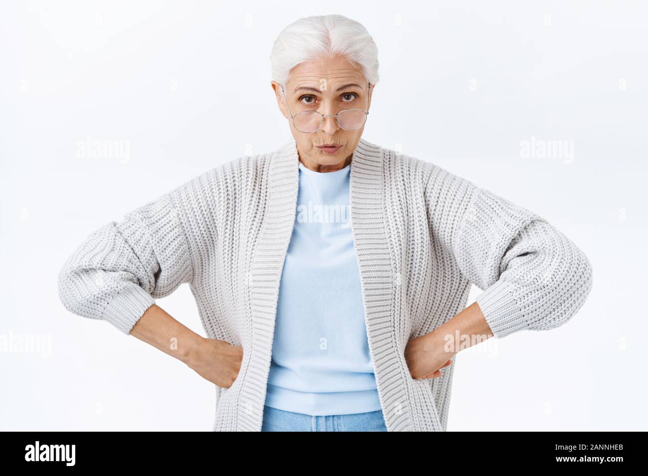 Strict middle aged woman hi-res stock photography and images - Alamy