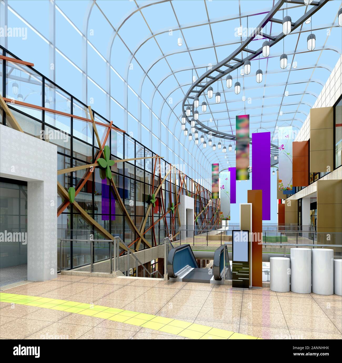 3d render of shop Stock Photo - Alamy