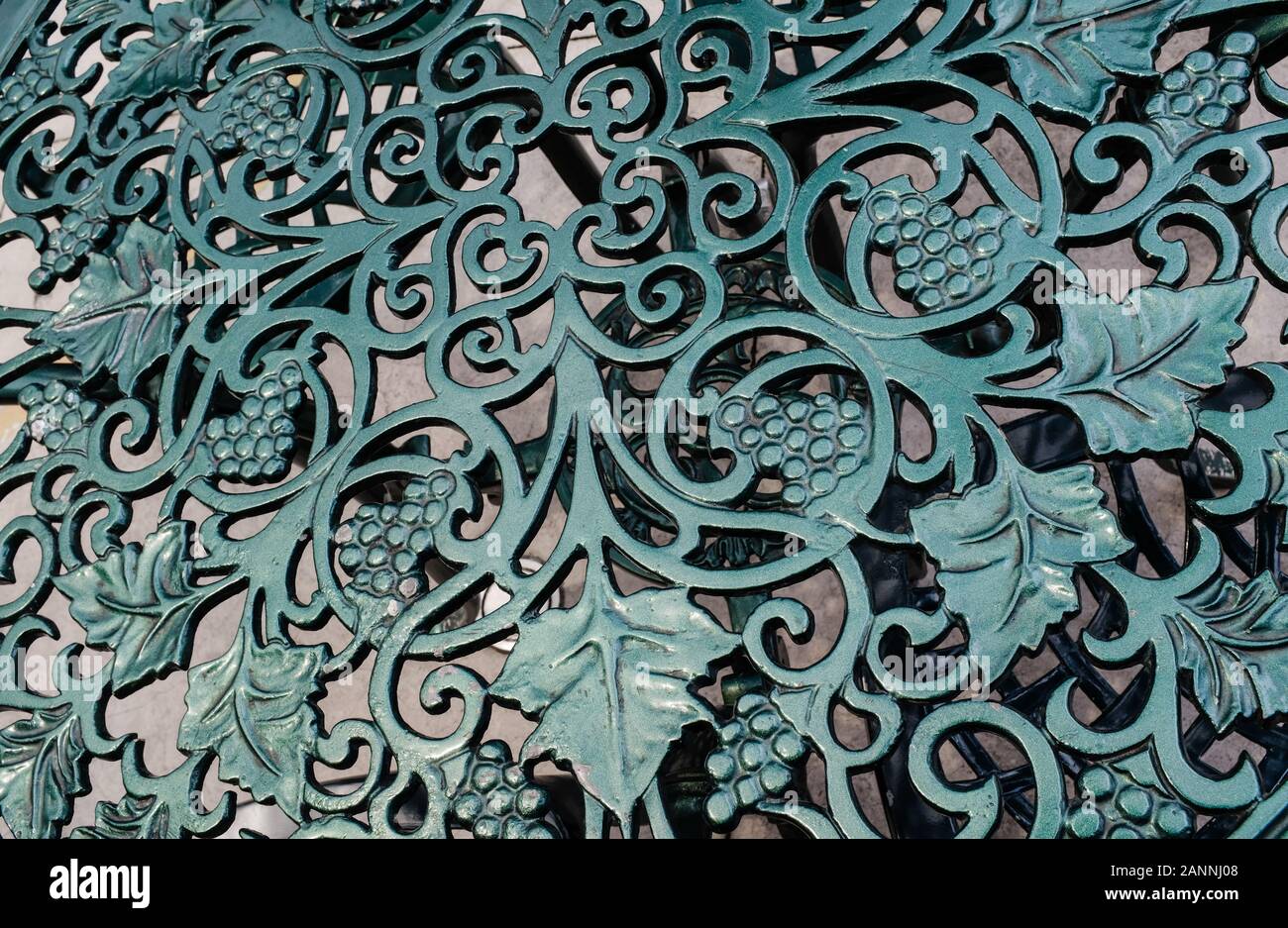 dark green color metal table surface pattern Stock Photo - Alamy