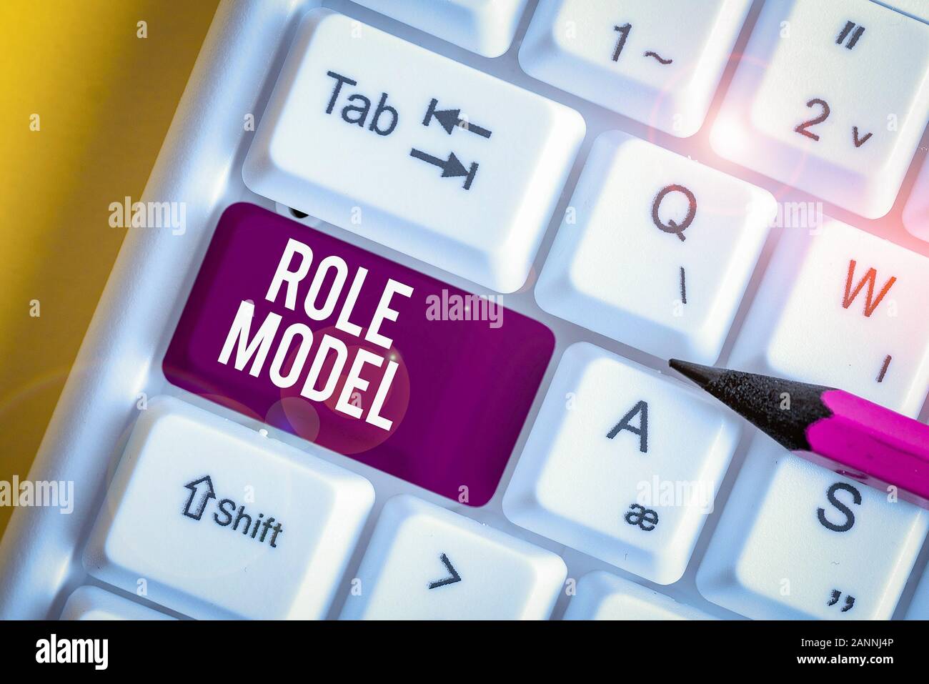 Word writing text Role Model. Business photo showcasing a demonstrating ...