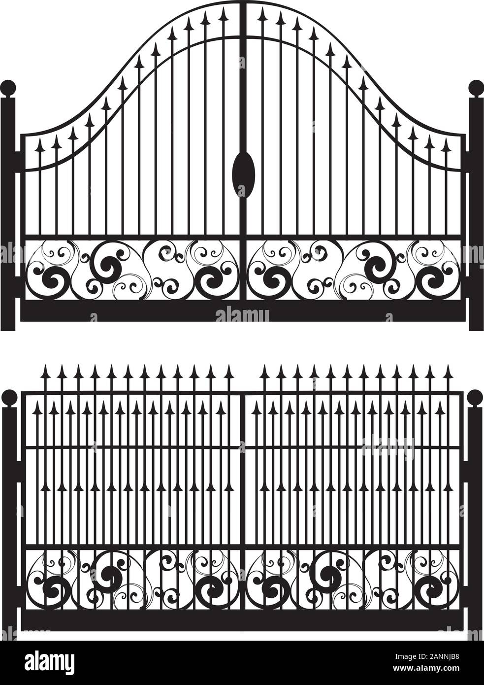 Wrought Iron Vector Vectors High Resolution Stock Photography and ...