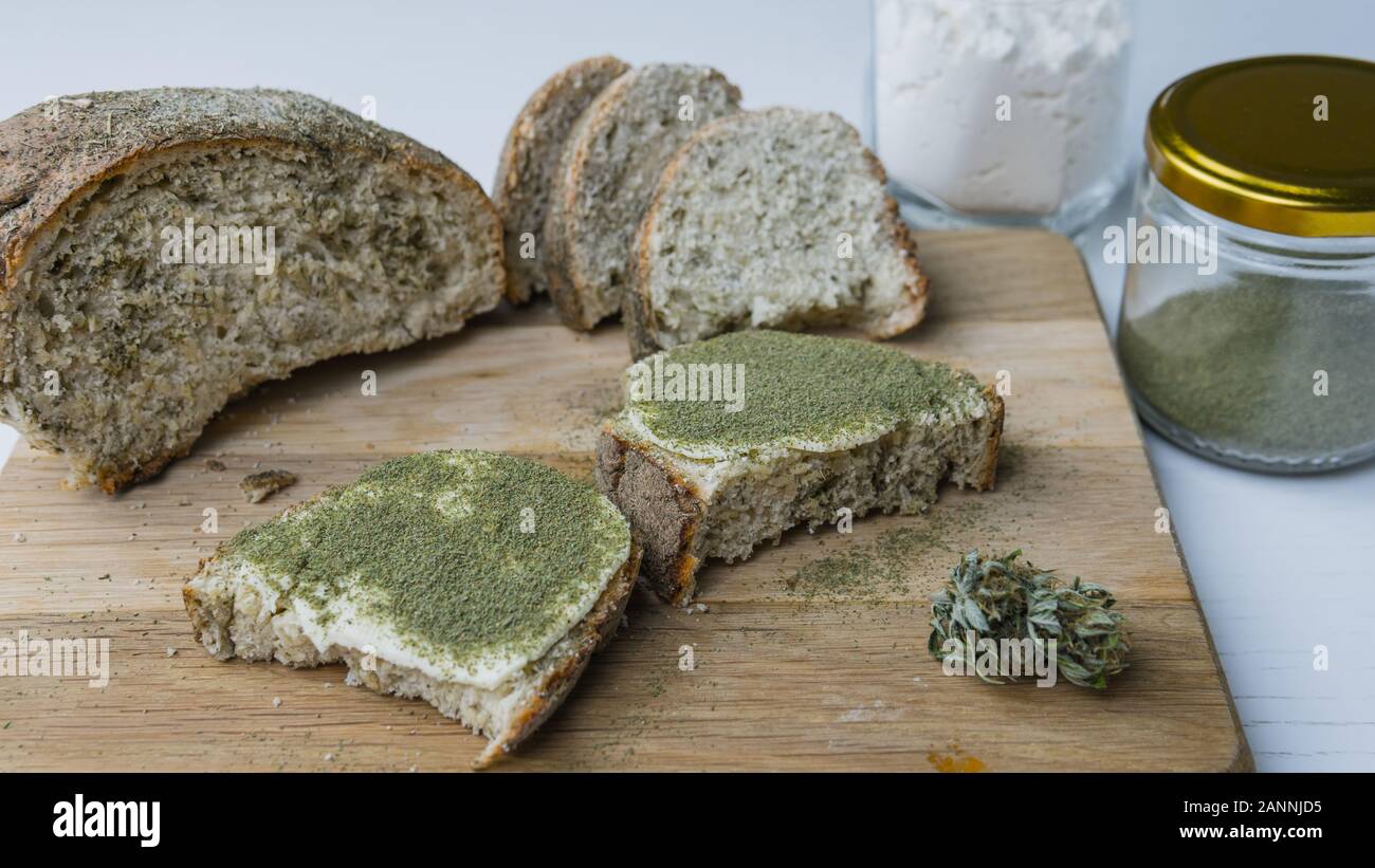 Cannabis in the kitchen hi-res stock photography and images - Alamy