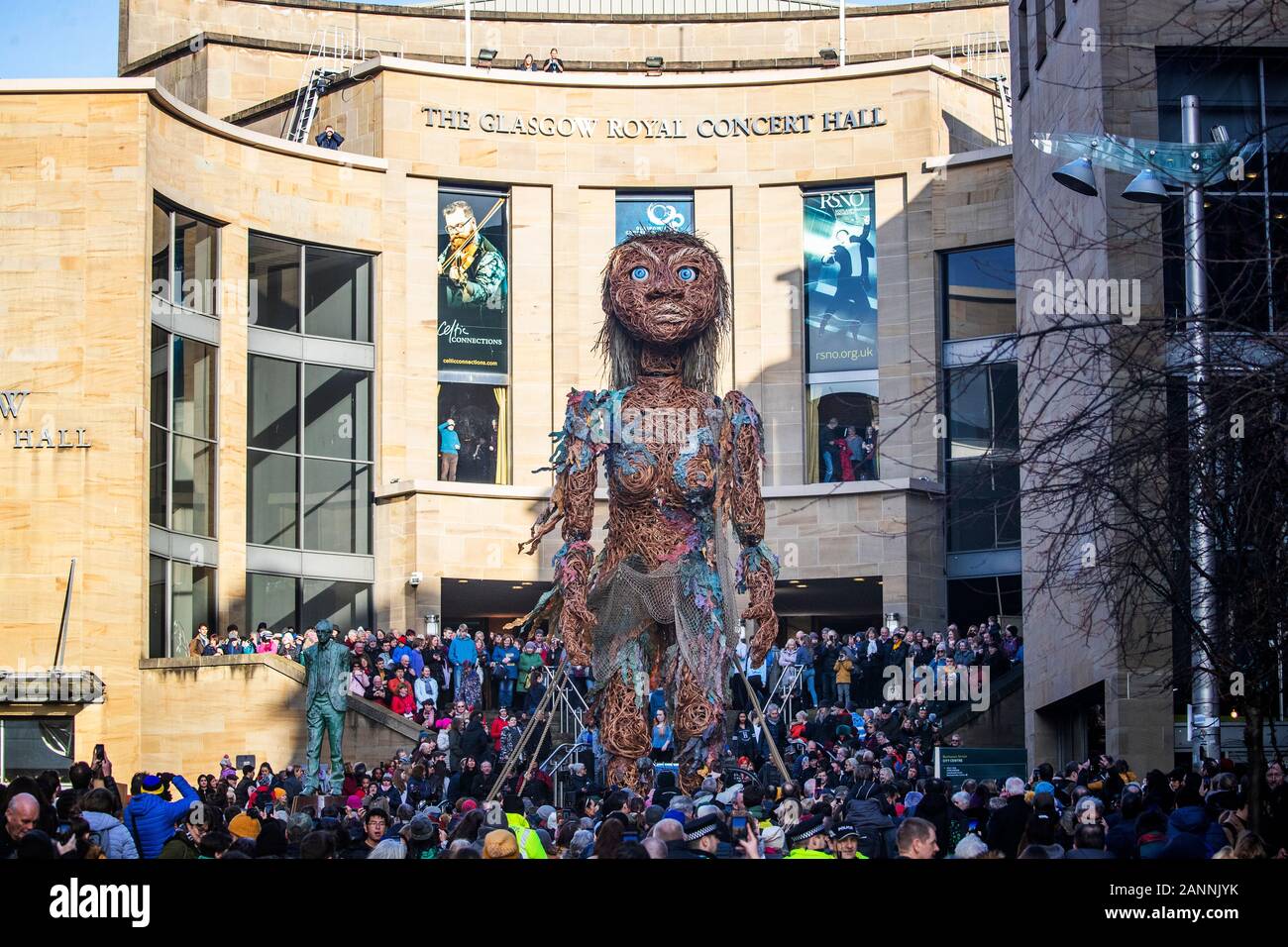 Scotland's largest puppet, a ten-metre tall sea goddess called Storm ...