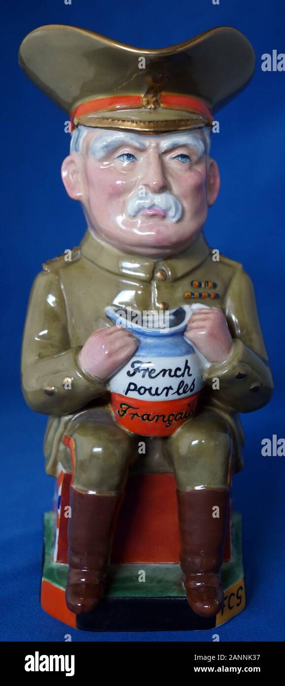 Wilkinson Pottery Allied Leaders WW1 Carruthers Gould Toby Jug Stock ...