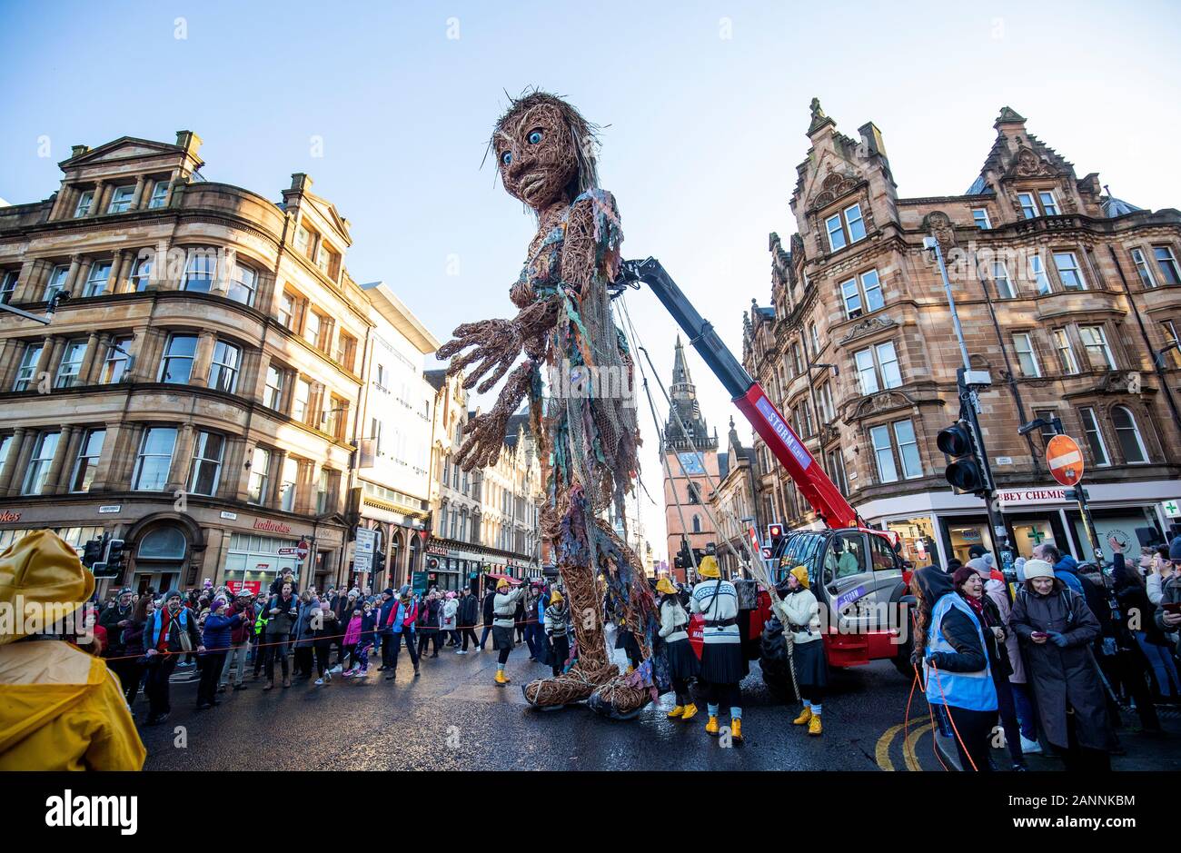 Scotland's largest puppet, a ten-metre tall sea goddess called Storm ...
