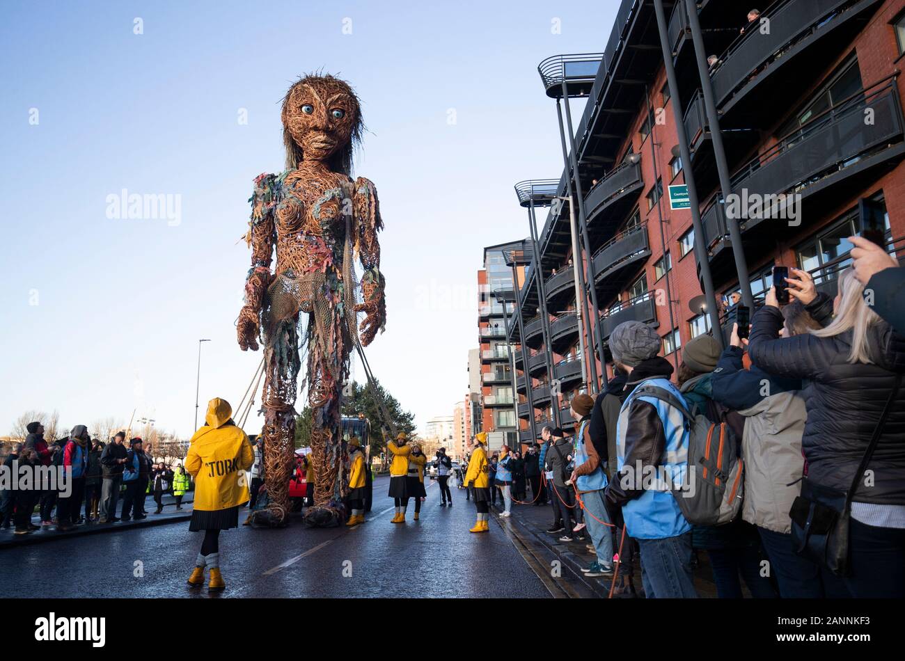Scotland's largest puppet, a ten-metre tall sea goddess called Storm ...