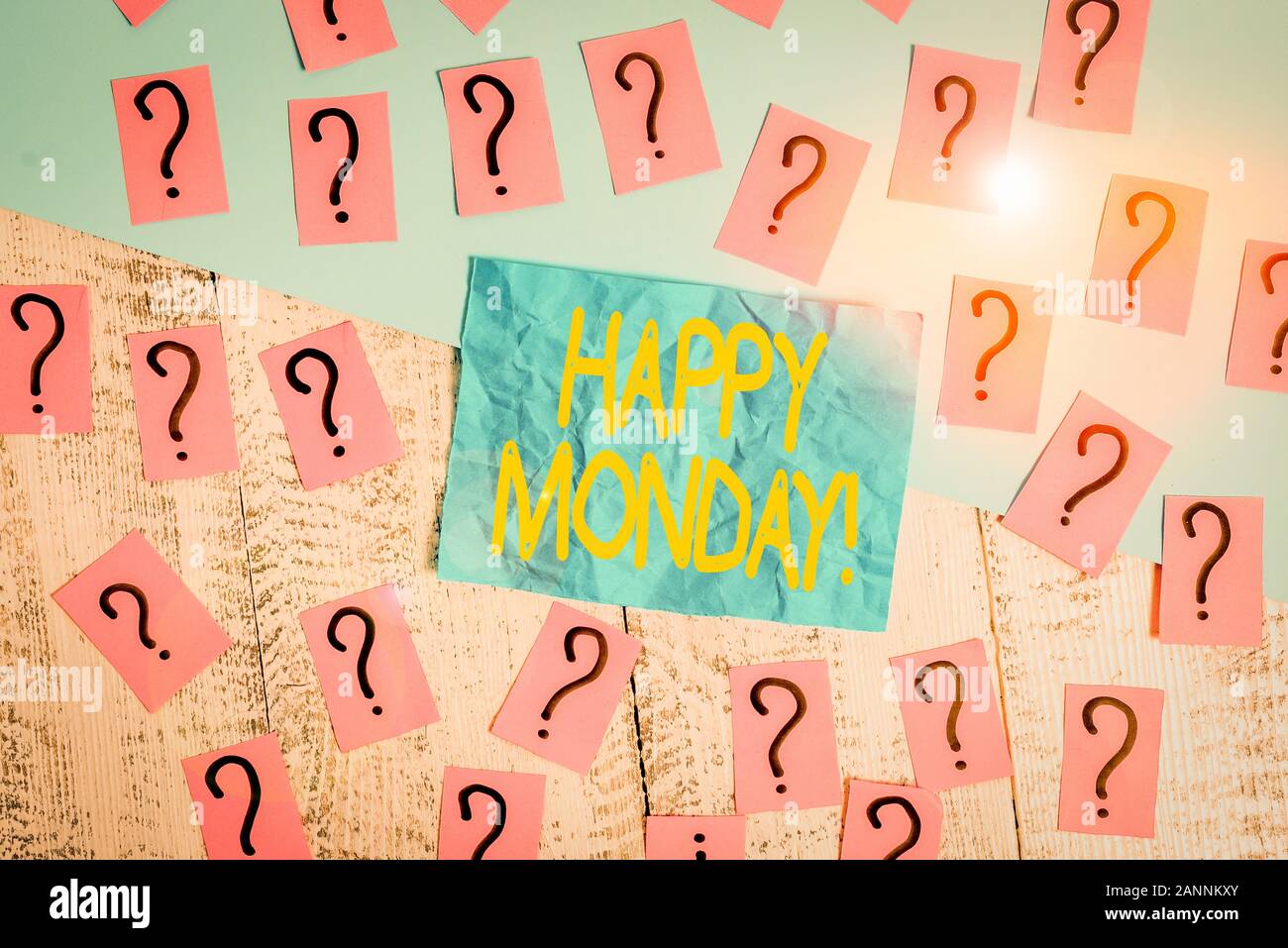 Handwriting text writing Happy Monday. Conceptual photo telling that ...