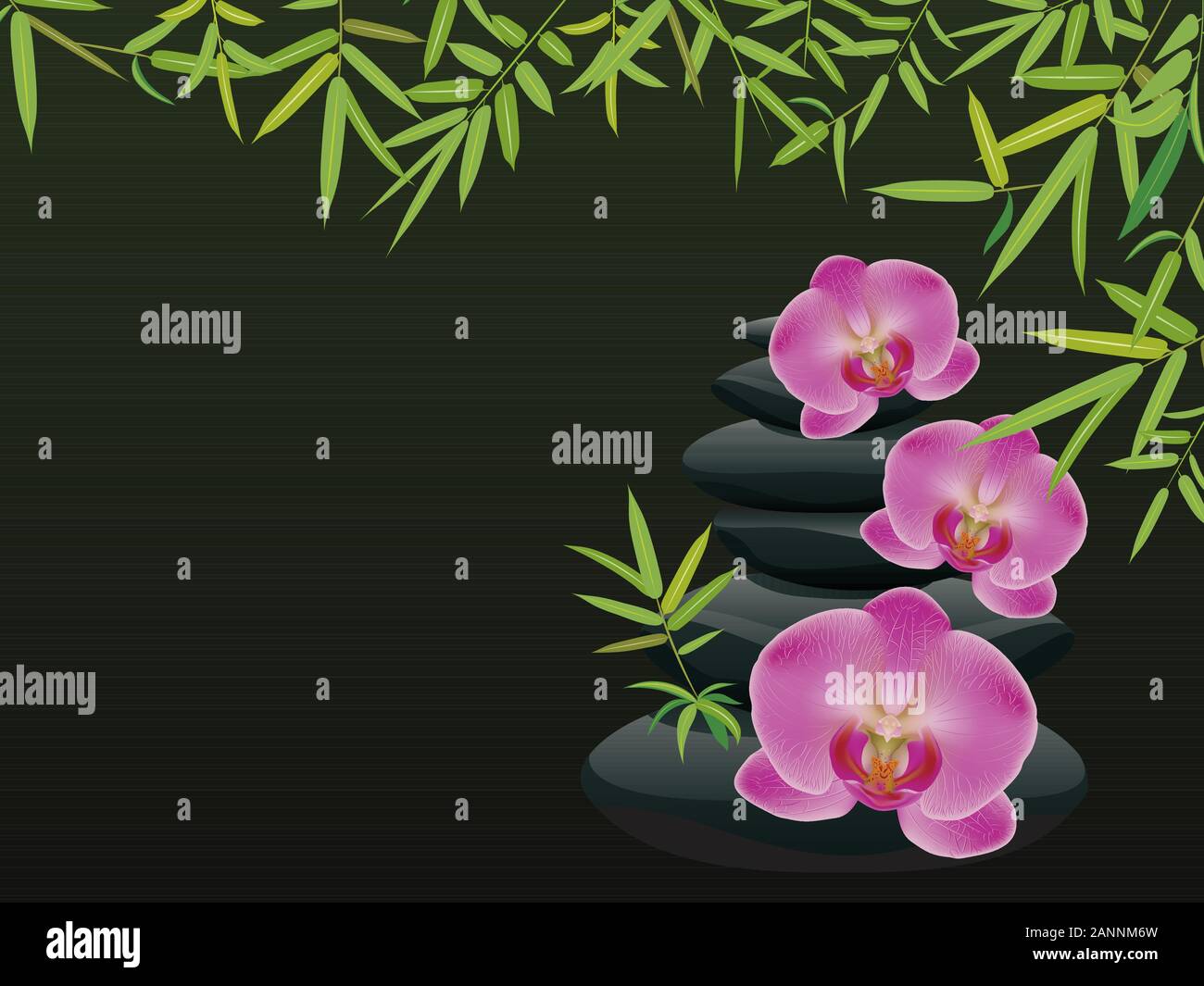 White stones in green Stock Vector Images - Alamy