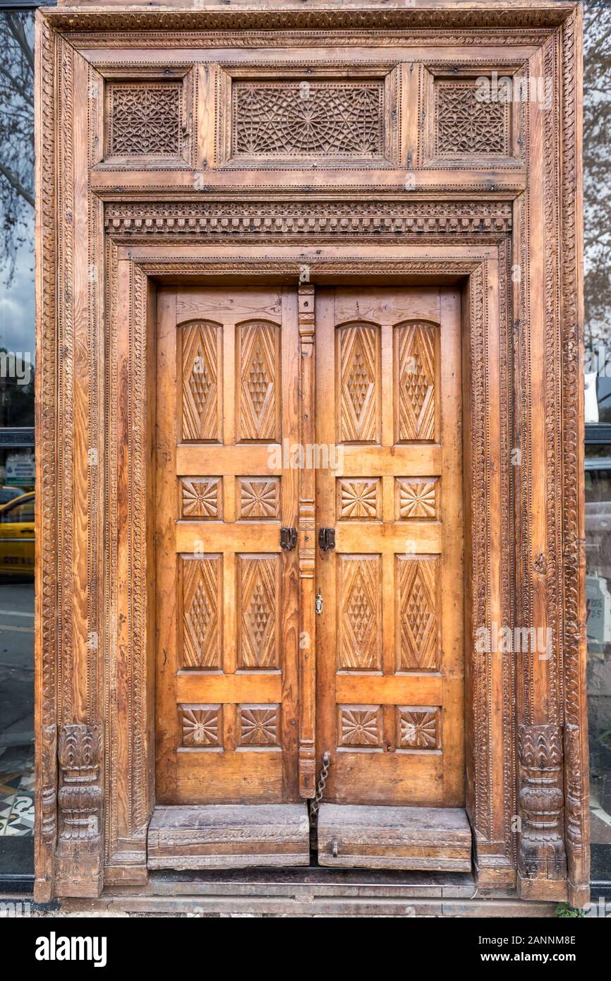 Colorful Istanbul doors on colorful wall, Turkey Stock Photo - Alamy