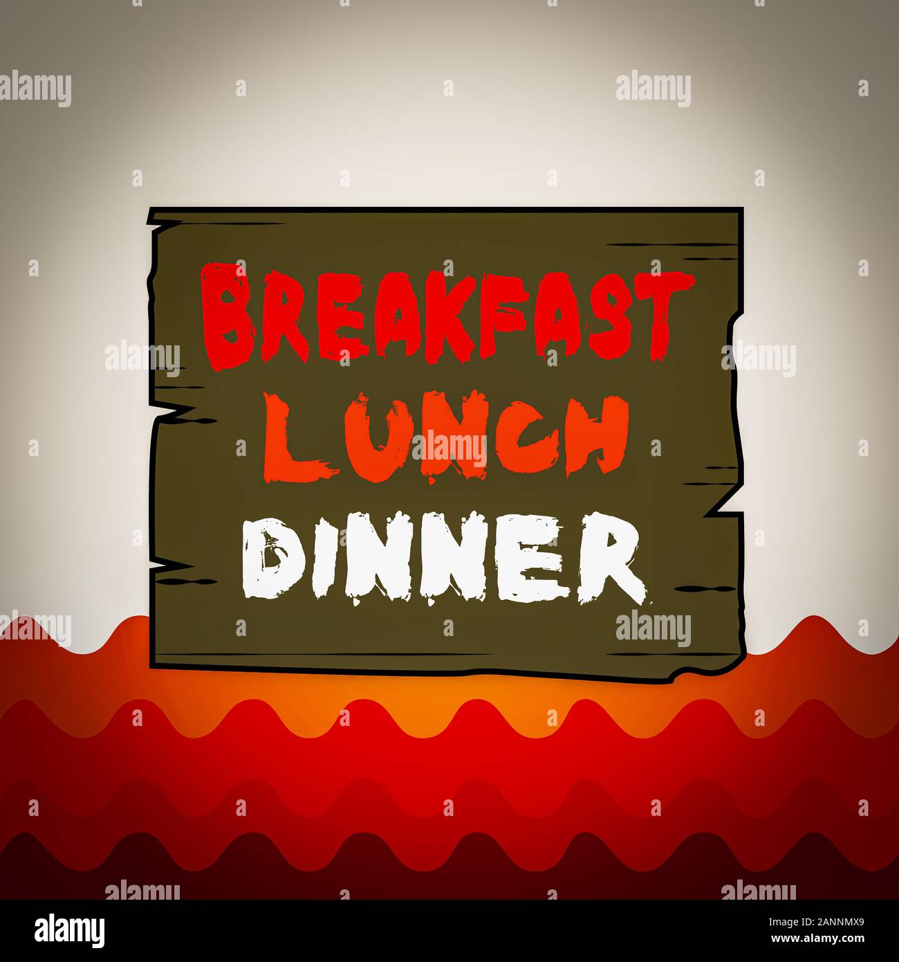 Conceptual hand writing showing Breakfast Lunch Dinner. Concept meaning ...