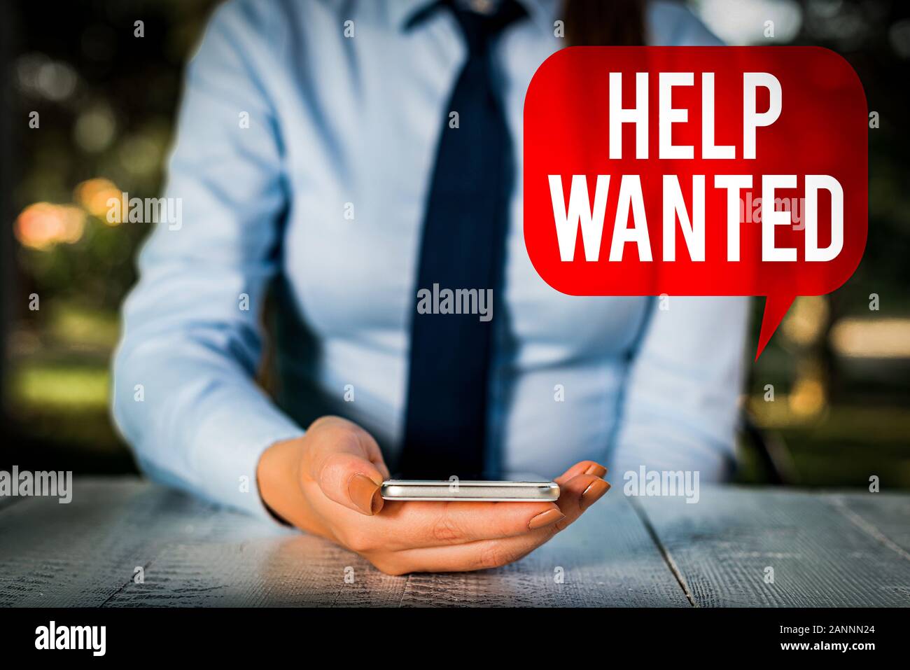 Writing note showing Help Wanted. Business concept for An ad in the ...