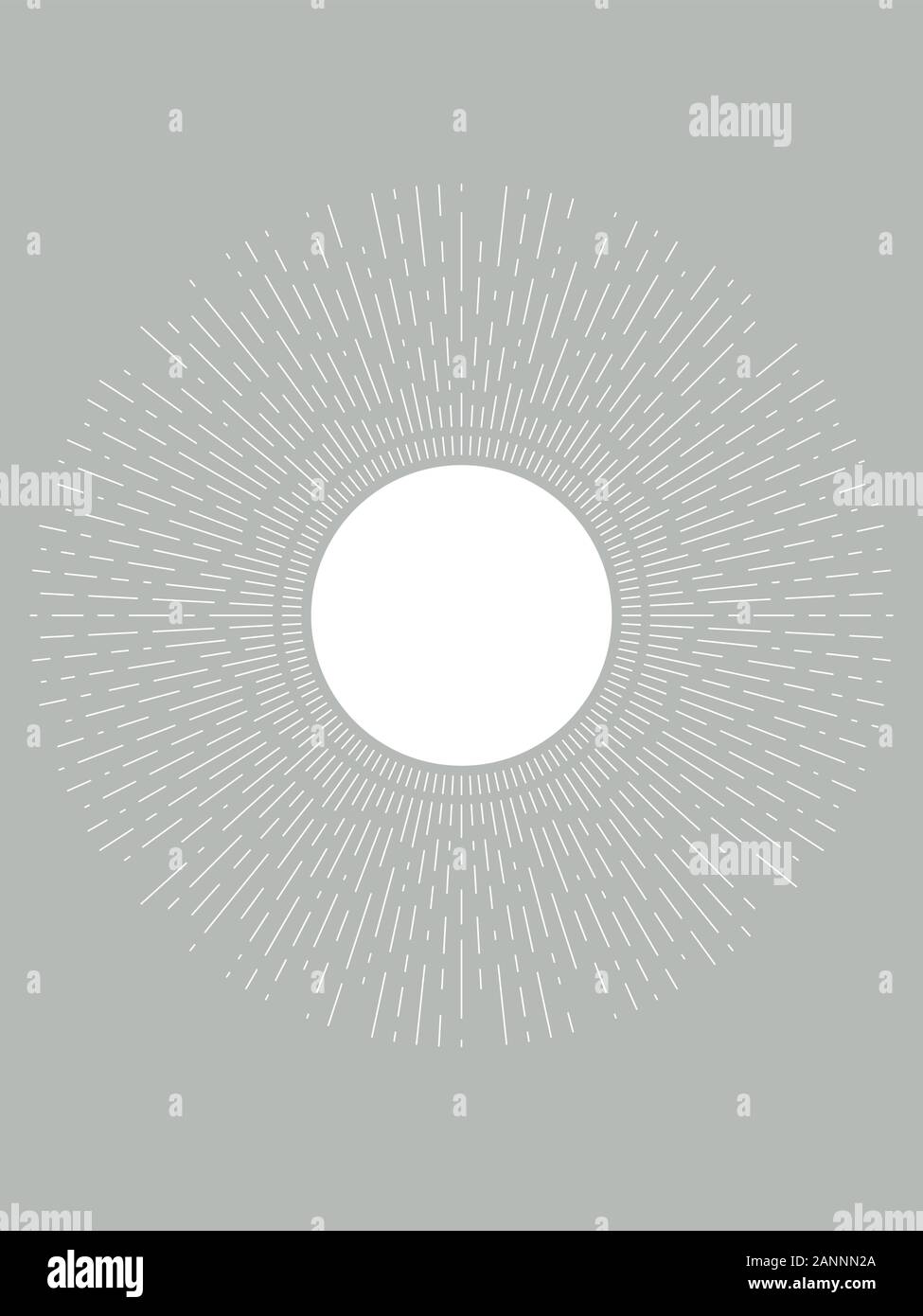 Vintage style poster design with sun and grunge rays background Stock ...