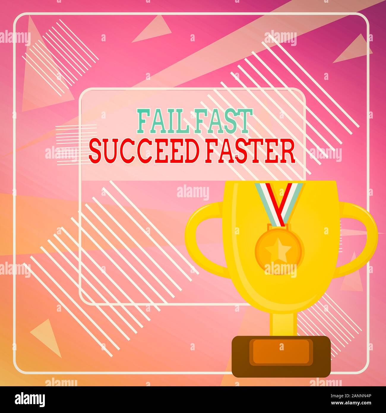 Word writing text Fail Fast Succeed Faster. Business photo showcasing ...