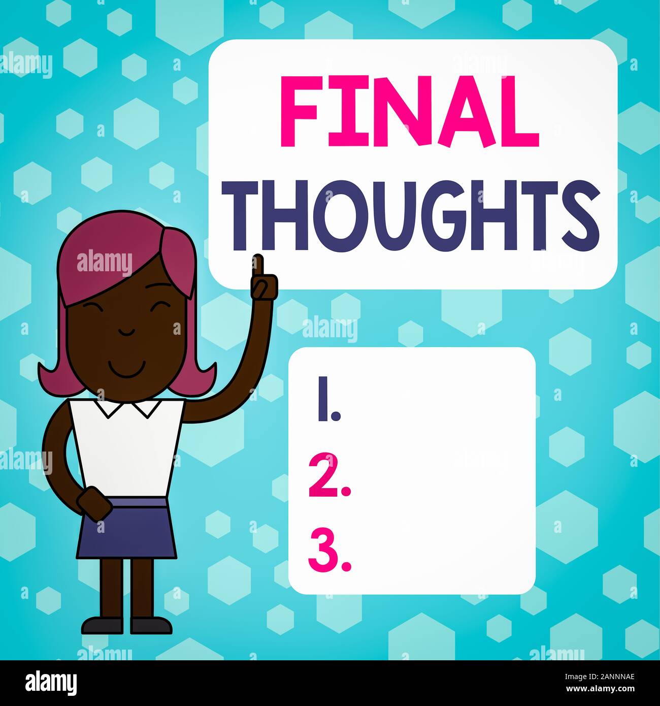 Writing note showing Final Thoughts. Business concept for the ...