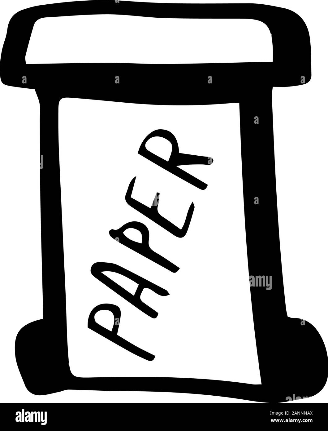 Garbage bin for plastic. Separation of garbage into Zero waste. Eco ...