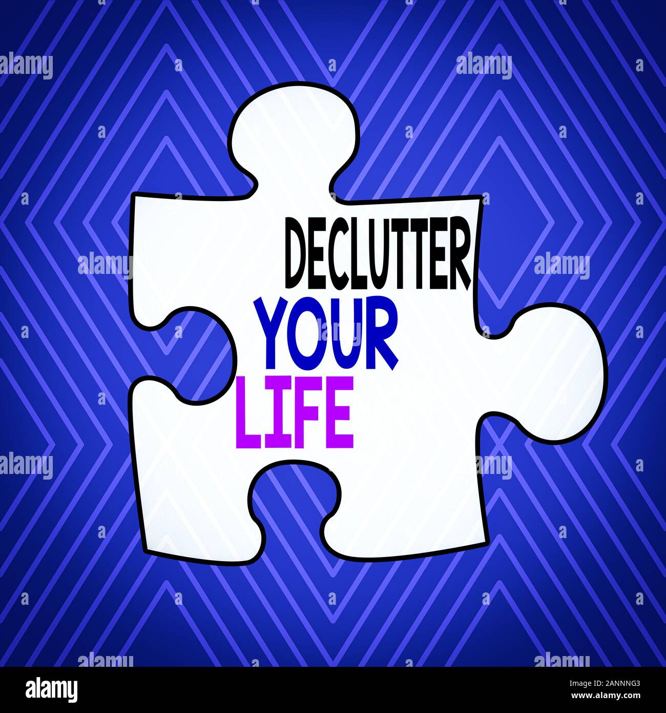 Text sign showing Declutter Your Life. Business photo showcasing To ...