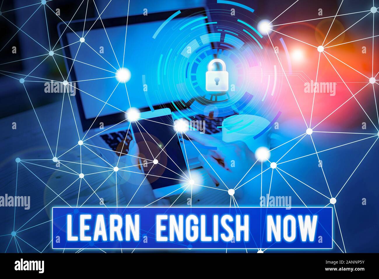 Conceptual hand writing showing Learn English Now. Concept meaning gain ...