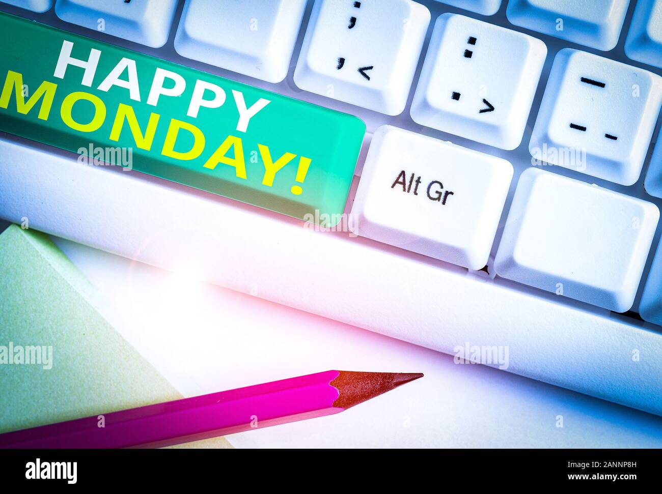 Word writing text Happy Monday. Business photo showcasing telling that ...