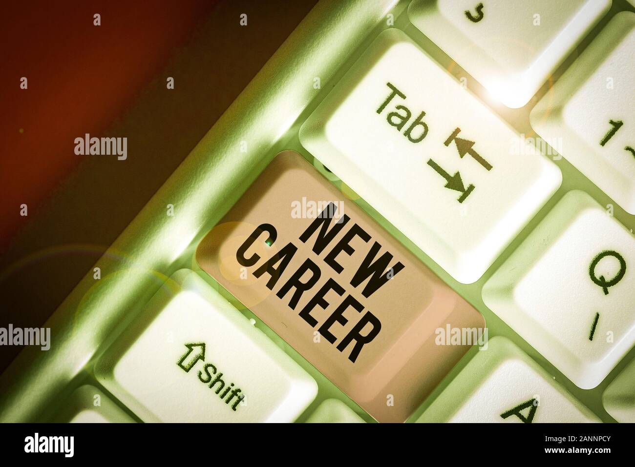Word writing text New Career. Business photo showcasing a change to a ...