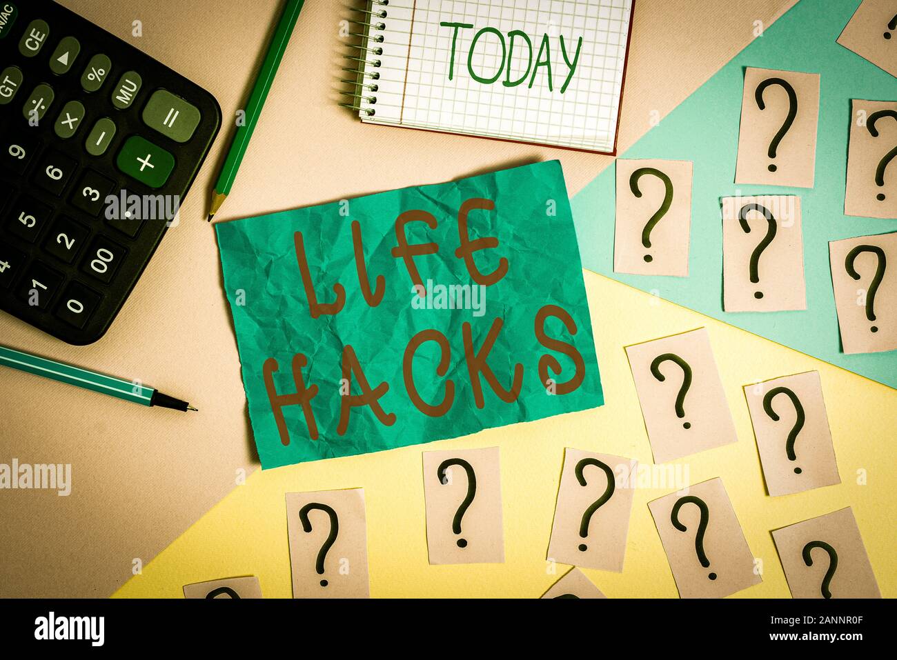 Handwriting text writing Life Hacks. Conceptual photo Strategy ...