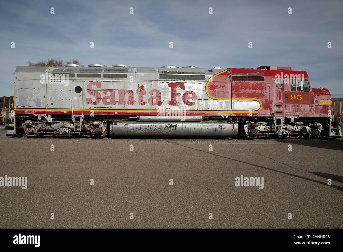 Santa FE 95 on display at the Western America Railroad Museum at ...